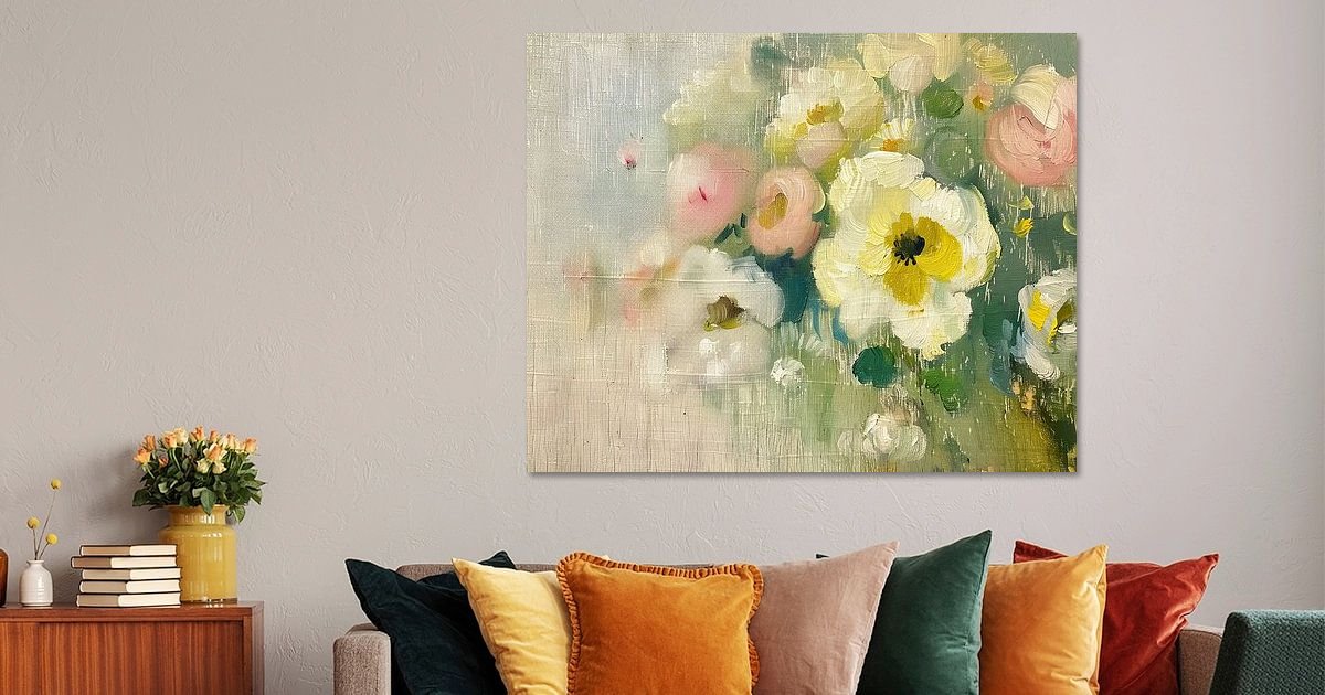 Bloemen | Lente Bloemen van De Mooiste Kunst op canvas, behang en meer